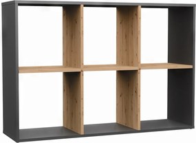 Regál Malax 2X3 Antracyt Artisan