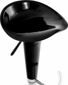 Sada 2 barových židlí Saddle – černá