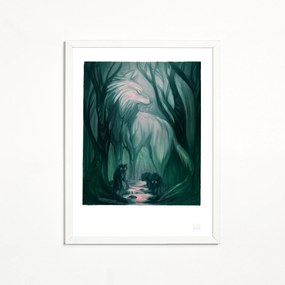 Lucie Talaber | Vlci Rám: Černý, Velikost: 30 x 20 cm