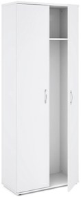Vysoká šatní skříň Impress 74 x 37 x 190 cm, bílá