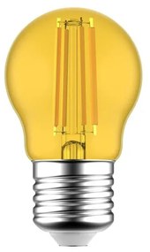 creative cables Žlutá dekorativní LED žárovka G45 globetta 1,4W E27
