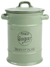 Zelená keramická dóza na cukr T&G Woodware Pride Of Place, 1,25 l