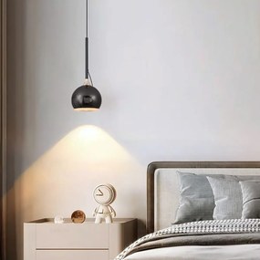 Toolight REA, LAMP LED G087-1CP BLACK CHROME, OSW-09704