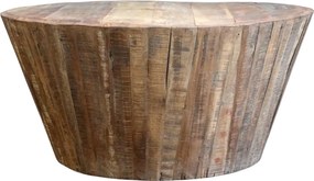 Hnědý dřevěný koferenční stůl Grimaud Unit - Ø 92*43 cm