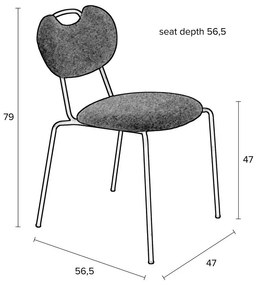 Světle zelené jídelní židle v sadě 2 ks Aspen – White Label