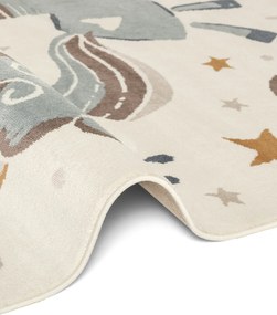Hanse Home, Dětský koberec Adventures 106413 Cream Multicolor kruh, 160x160 (průměr) kruh, vícebarevná, dětský pokoj