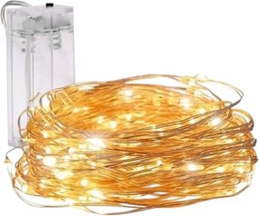 Vánoční světelný řetěz 20 LED, teplá bílá
