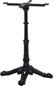 Noha bistro stolu černá 52 x 52 x 72 cm litinová 325433