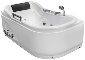 BPS-koupelny Hydromasážní vana HYD-LE796R 140x80 PRAVÁ bez ohřevu vody