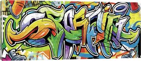 Obraz Graffiti 3D pro děti na plátně 145x45