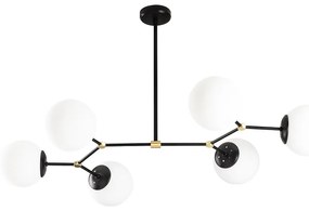 Designový lustr Faustyna 100 cm černý