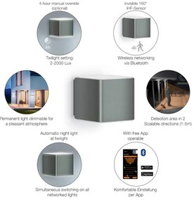 Steinel 055530 - LED Venkovní svítidlo se senzorem L 840 LED/9,5W/230V IP44