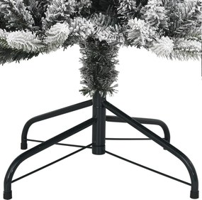 Umělý vánoční stromek s 300 LED a sněhem 210 cm 3315766