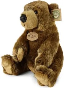 RAPPA Plyšový medvěd hnědý 25 cm / ECO-FRIENDLY / od 0 měsíců