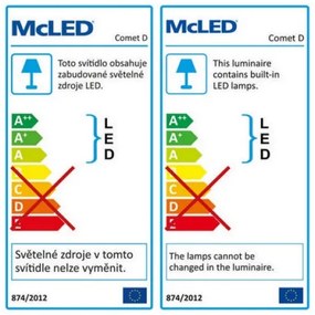 LED svítidlo McLED COMET D1200 50W 4000K neutrální bílá IP67 ML-414.012.36.0