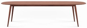 PLAYdinner Lamé, Jídelní Stůl, ve velikostech 180, 230, 280cm druh dřeva: Ořech - Natural Oil, rozměr stolu: 280x105cm