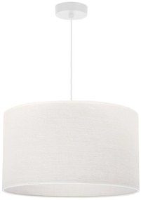 Závěsné svítidlo Juta, 1x bílé jutové stínítko, (fi 40cm), w