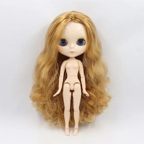 Panenka Blythe "tmavě blonďaté vlasy" Varianty: vlnité vlasy