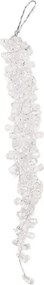 Vánoční závěsná dekorace s kamínky - 4*4*30 cm