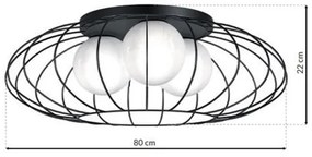 Stropní svítidlo KRONOS 3xE14/40W/230V