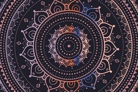 Samolepící tapeta barevná Mandala - 225x150 cm