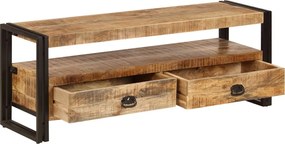 vidaXL TV stolek 120 x 35 x 45 cm masivní mangovníkové dřevo [247402]