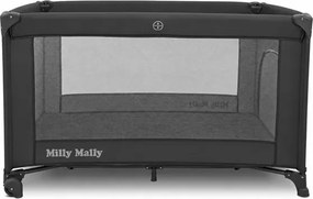 Dětská cestovní postýlka Milly Mally Mirage v přenosné tašce dark grey