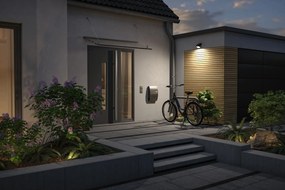 P 94608 Solární LED osvětlení zdí Lesly pohybové čidlo (IR) IP65 hranaté 113x126mm 3000K 5,5W antracit umělá hmota - PAULMANN
