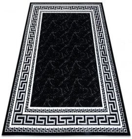 Dywany Luszczow Kusový koberec GLOSS 2813 87, rám, řecký černý / šedá Rozměr koberce: 140 x 190 cm