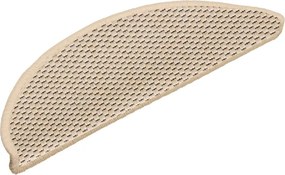 Samolepicí nášlapy na schody sisal 15 ks 56 x 17 x 3 cm berber 326869