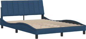 Rám postele bez matrace Hanko modrý 140 x 190 cm textil 3310390