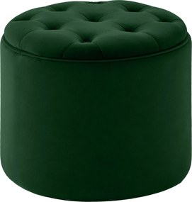 Taburet Pantin samet – zelená