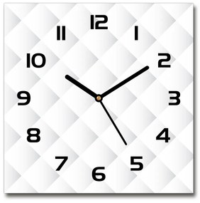 Wallmuralia Skleněné hodiny čtverec Čtverce pozadí 30x30 cm