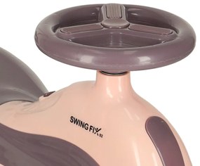 Creative Corner LED Swing FIX S2 gravitační koloběžka s rukojetí fialová max. 100 kg