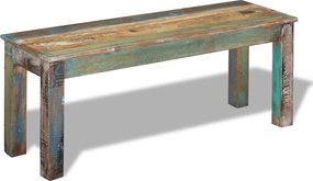 Lavice masivní recyklované dřevo 110 x 35 x 45 cm 243454