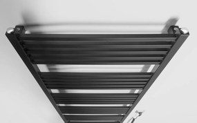 Sapho METRO-E elektrický koupelnový radiátor rovný 600 x 1620 mm 800 W černá mat ME616B