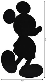 ASIR Nástěnná dekorace MICKEY MOUSE s led osvětlením 30 cm modrá