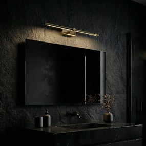 Toolight Toolight, LED nástěnné svítidlo 40cm, 13W, 4000K, 1000lm, APP1889-1W, zlatá lesklá, OSW-66044