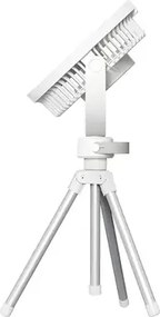 PLATINET PRDF0556 bílo-šedá / Stolní ventilátor / 8 W / akumulátor 240