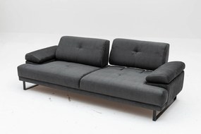 Designová 3-místná sedačka Vatusia 239 cm antracitová
