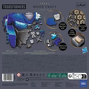 Trefl Wood Craft Origin - Puzzle - Transformers: Optimus Prime / 505 d