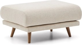Béžová žinylková podnožka Karin – Kave Home