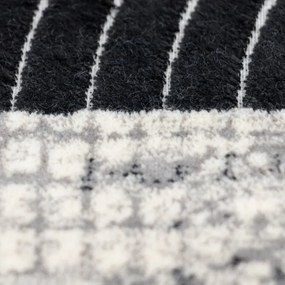 Vopi | Kusový koberec Girona 2755 681 black - 68 x 110 cm