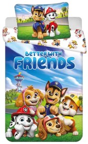 Jerry Fabrics Povlečení do postýlky Paw Patrol 553 baby 100x135, 40x60 cm