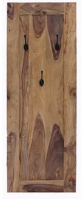 Indický nábytek - Věšák s 3 háčky Rami 50x140x2,5 z indického masivu palisandr Ořech