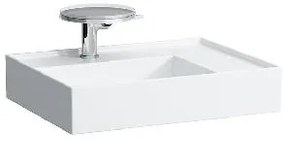 Laufen Kartell - Umyvadlo 600x460 mm, s 1 otvorem pro baterii, SaphirKeramik, bílá H8103340001111