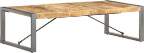 Konferenční stolek 140 x 70 x 40 cm hrubé mangovníkové dřevo 321587