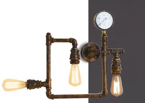 Steampunk světlo z trubek AMARCORD-PL3