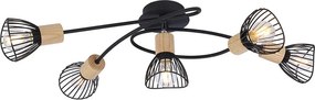 PONY Stropní svítidlo, 5 × 25 W, E14