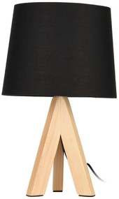 Stolní lampa BOHO 29 cm černá/hnědá